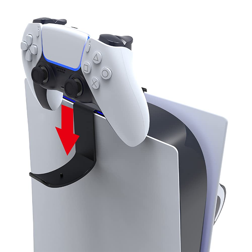 AmaSpace PS5 Headset Holder, 2 of Hook Hanger for PS5 Headphone Hanger Holder,Compatible with Universal Gaming Headsets