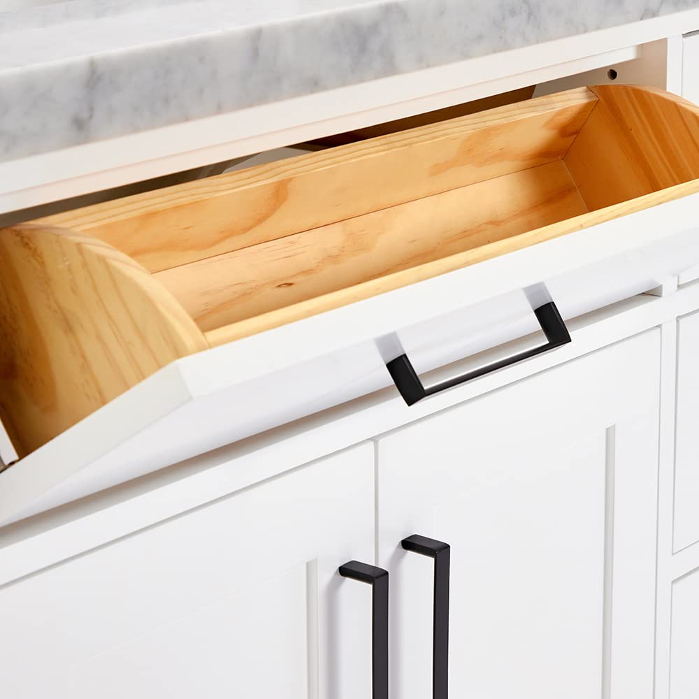 DKB Isabella Double Vanity 73" White with 1.5" Edge Italian Carrara Marble Countertop & Splash, Rectangular Sinks, 4 Soft Closing Doors, 6 Full Extension Dovetail Drawers, Toe Kick, Matte Black