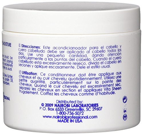 Nairobi Vita-Sheen Light Conditioning Hairdress and Glossifier, 4 Ounce