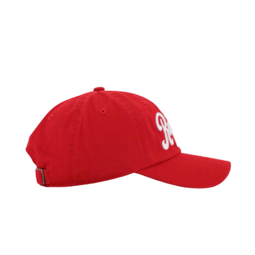 AMERICAN NEEDLE Rainier Beer Baseball Dad Buckle Strap Hat (PBC-1901I-RED)