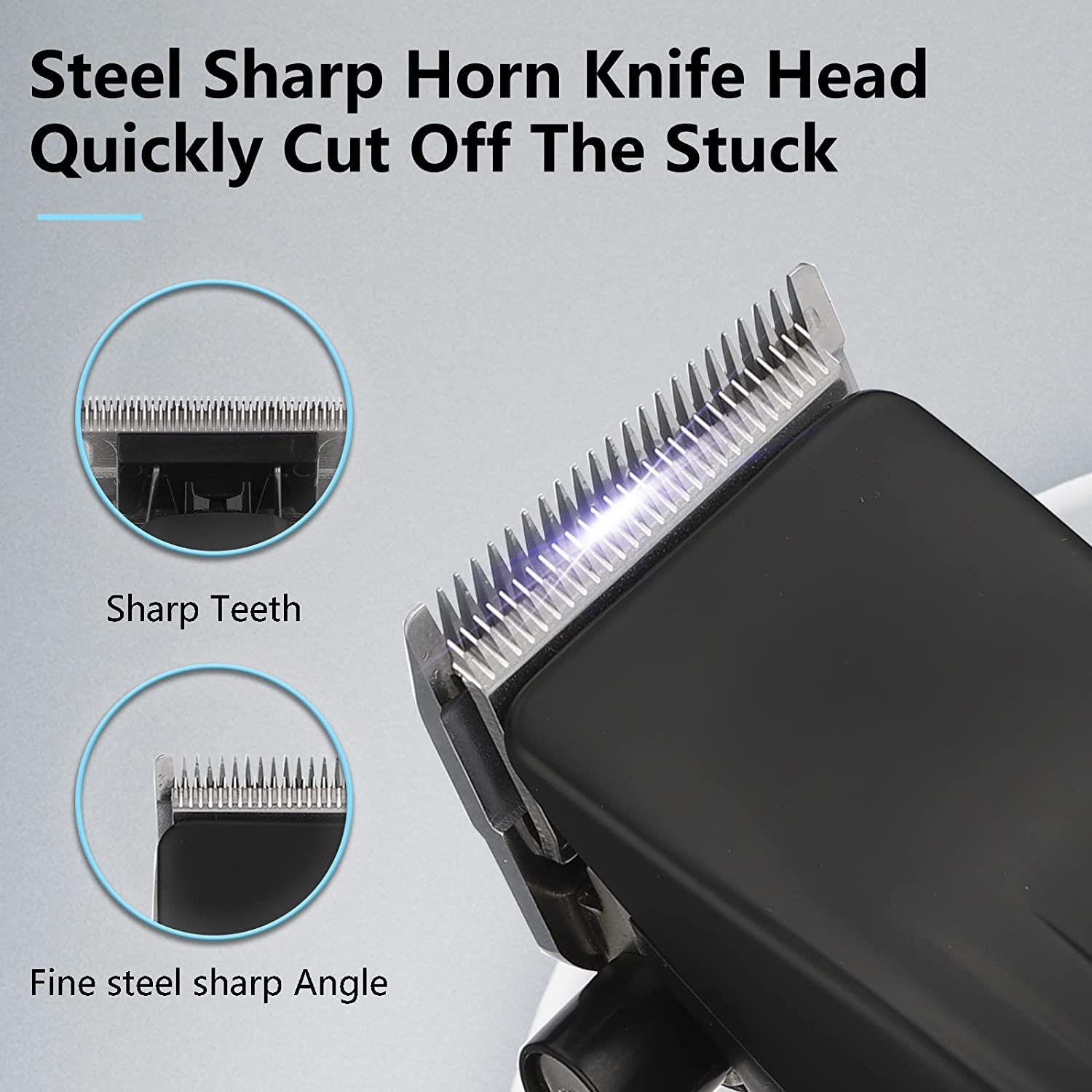AMULISS Professional Hair Clippers and Zero Gapped Trimmer for Men, Cordless Barber Clipper Kit, Beard T Outliner Trimmers Haircut Grooming Set,Rechargeable LCD Display