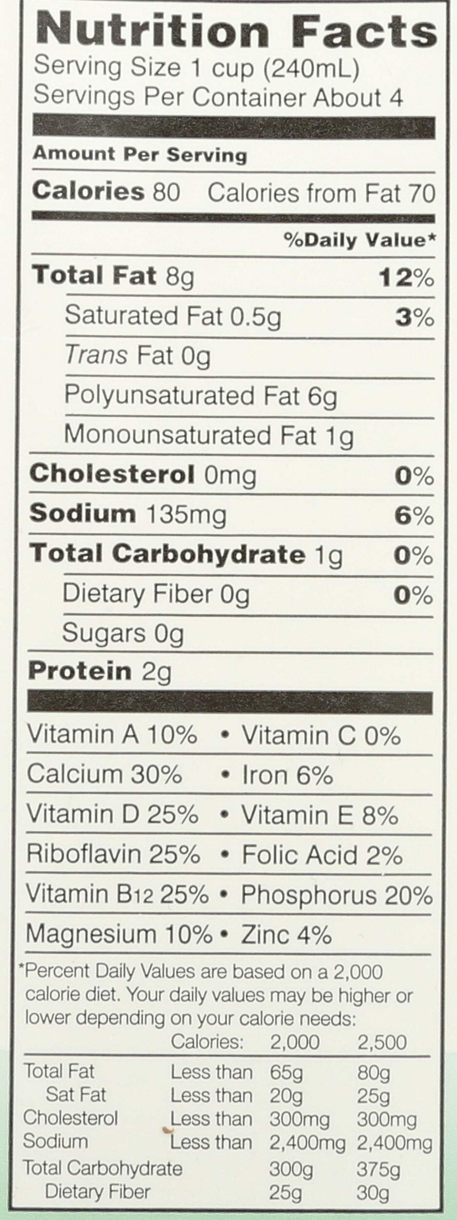 Living Harvest, Hempmilk Unsweetend Vanilla, 32 Fl Oz