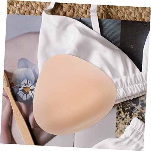 Adorainbow Triangular Sponge Prosthetic Breast Foam Bra Pads Invisible Bra Push up Pad Mastectomy Bra Inserts Sport Bra Cups Inserts Bra Replacement Pad Bra Padding Insert Miss Breathable