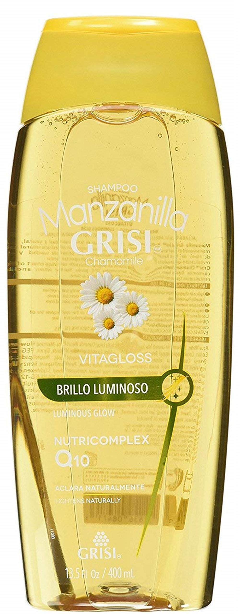 Manzanilla (Chamomille) Natural Gloss Shampoo & Silky & Shine Conditioner Set 400ml