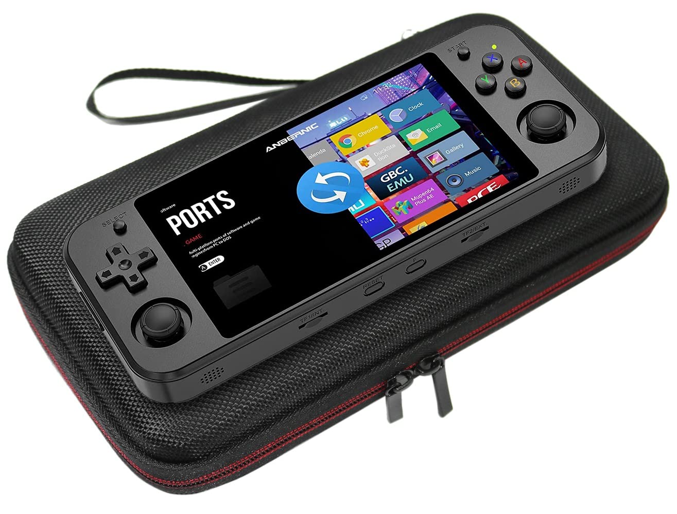 Maoershan Protable Hard Travel Carrying Case for RG552 RG351 RGB10 Handheld Game Console 5/5.1 inch Retro Handheld Android System Video Games Consoles(Only Case)