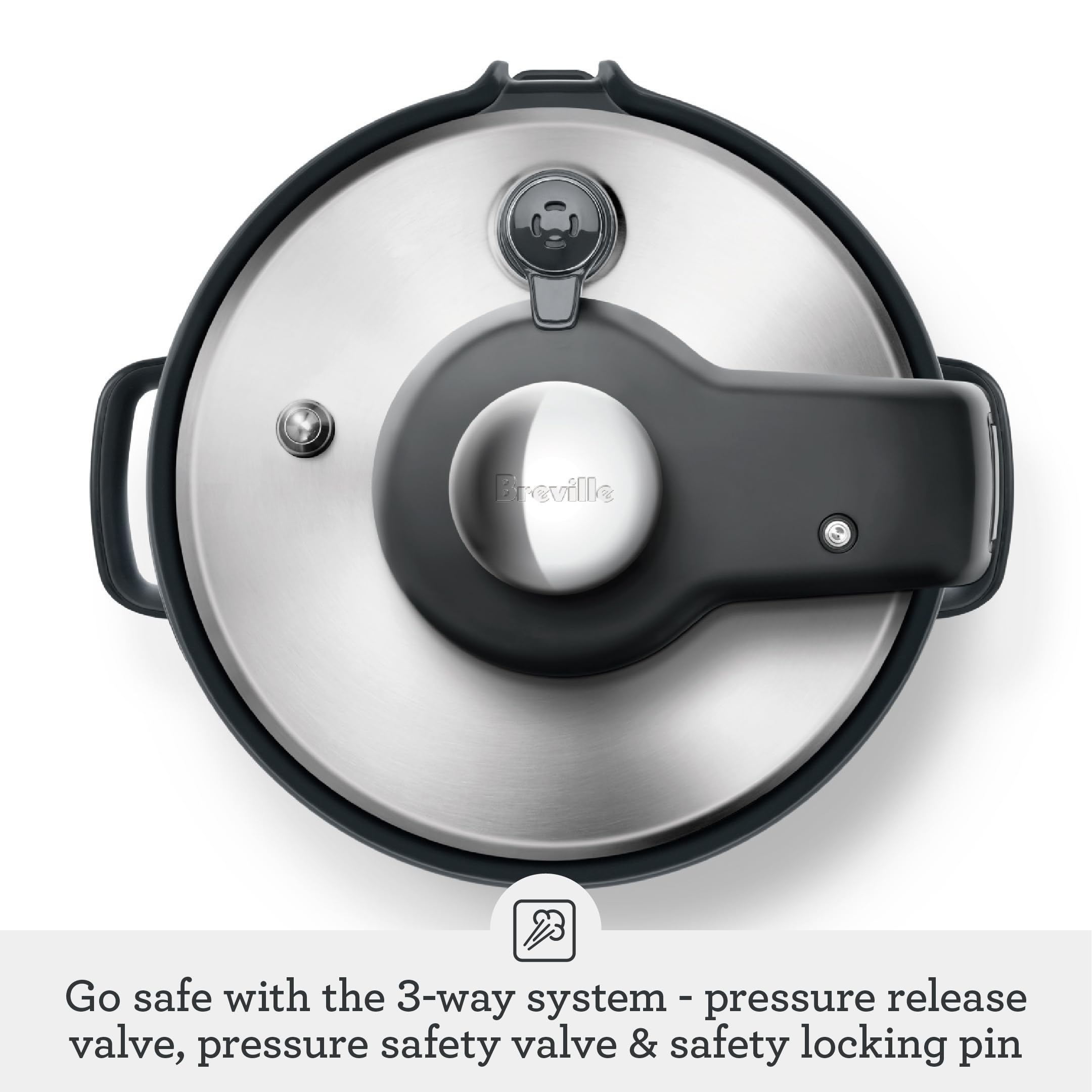 Breville the Fast Slow GO™ Slow Cooker, BPR680BSS, Brushed Stainless Steel