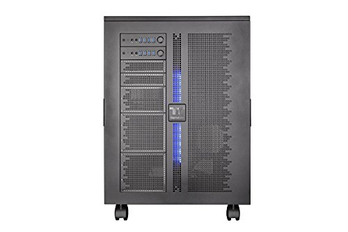 Thermaltake Core W200 Dual System Capable Extreme Water Cooling XL-ATX Fully Modular/Dismantle Stackable Tt Certified Super Tower Computer Case CA-1F5-00F1WN-00 Black