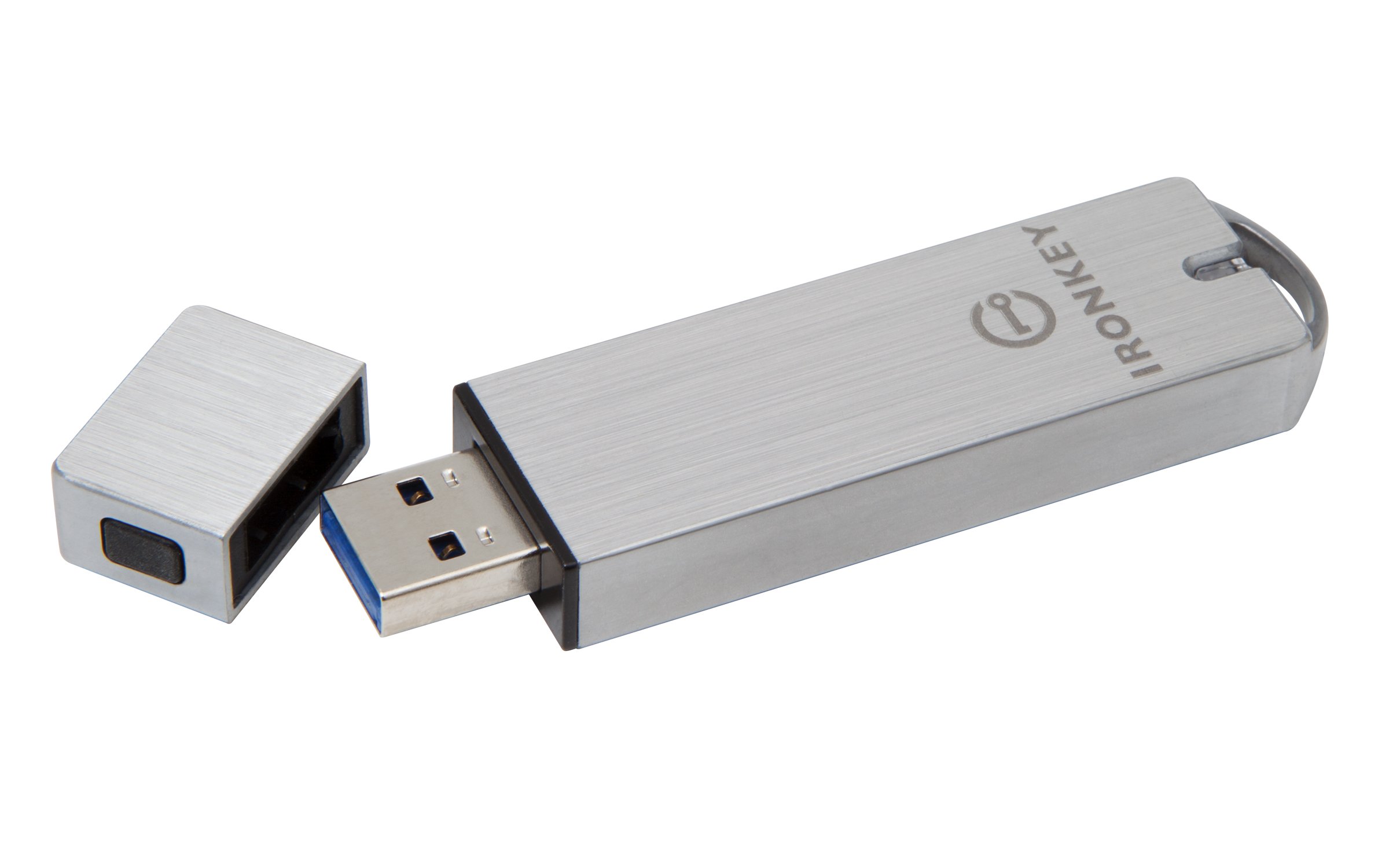 Kingston Ironkey S1000 16GB Encrypted USB Flash Drive On-Device Cryptochip FIPS 140-2 Level 3 Multi-Password Security Options IKS1000B/16GB