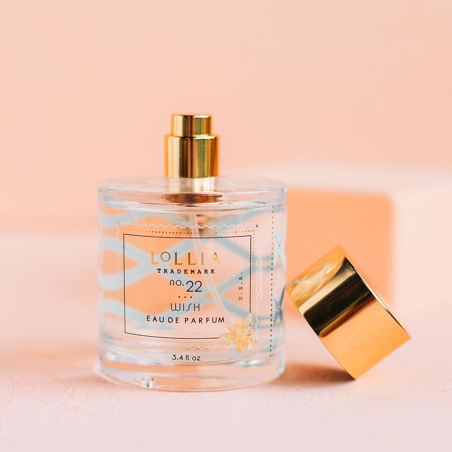 LOLLIA Eau de Parfum, 3.4 fl. oz. Wish Scented Beautifully Captivating Perfume, Women’s Perfume, Eau de Parfum Spray for Women, Women’s Fragrance