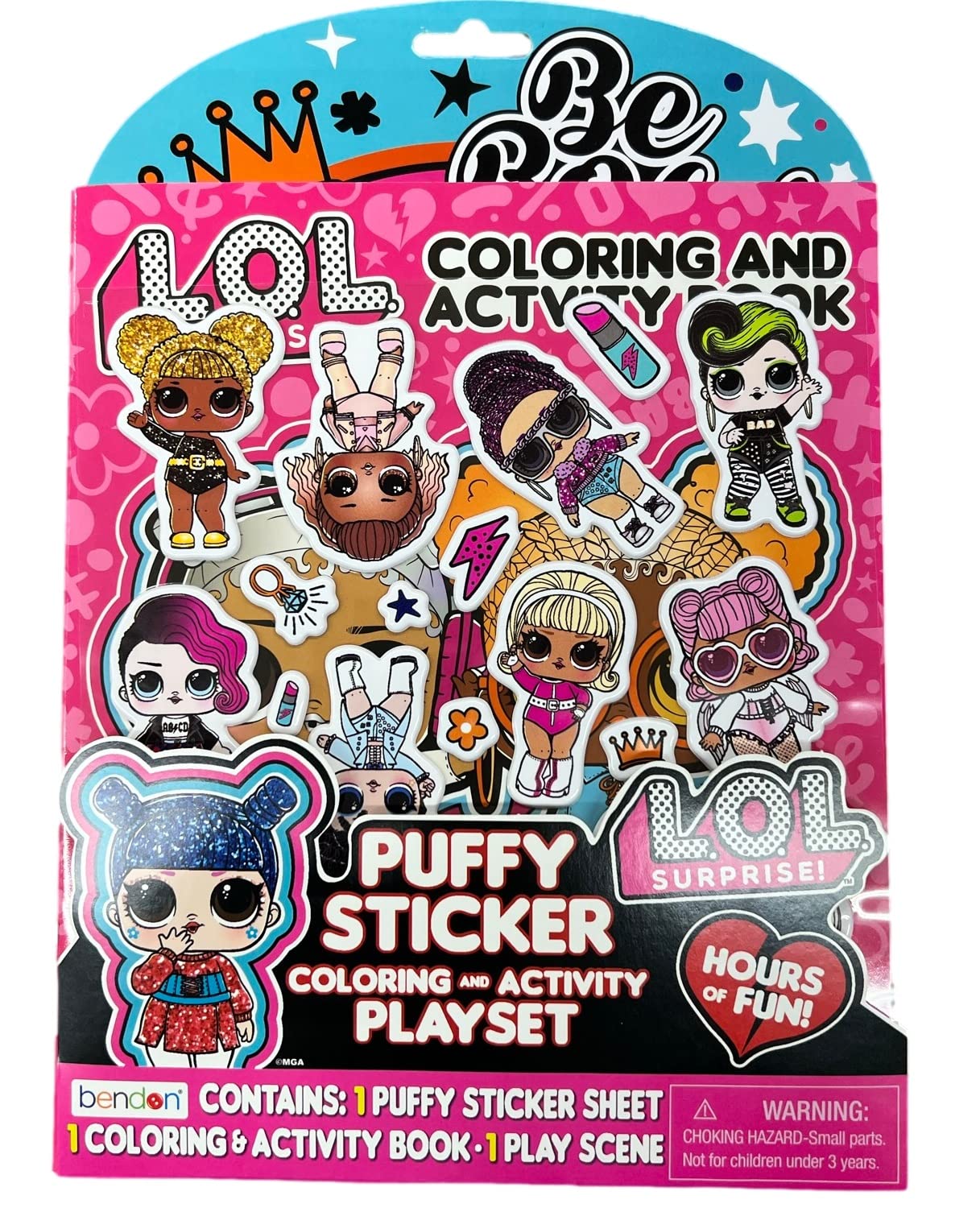 Assorted Licensed Puffy Sticker Coloring and Activity Play Set