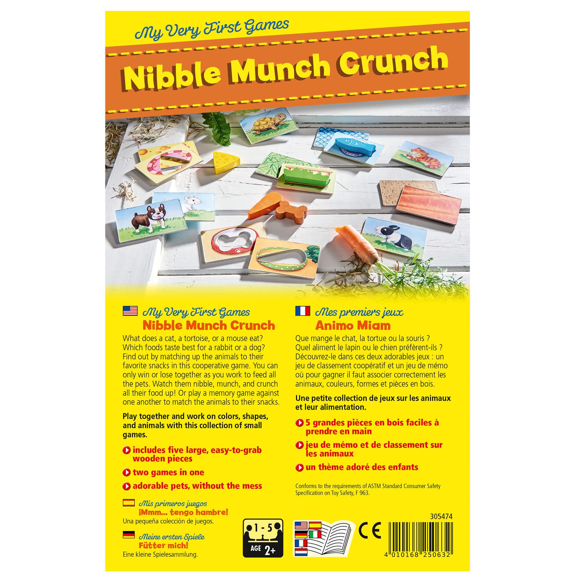 HABA My Very First Games Nibble Munch Crunch (Made in Germany)