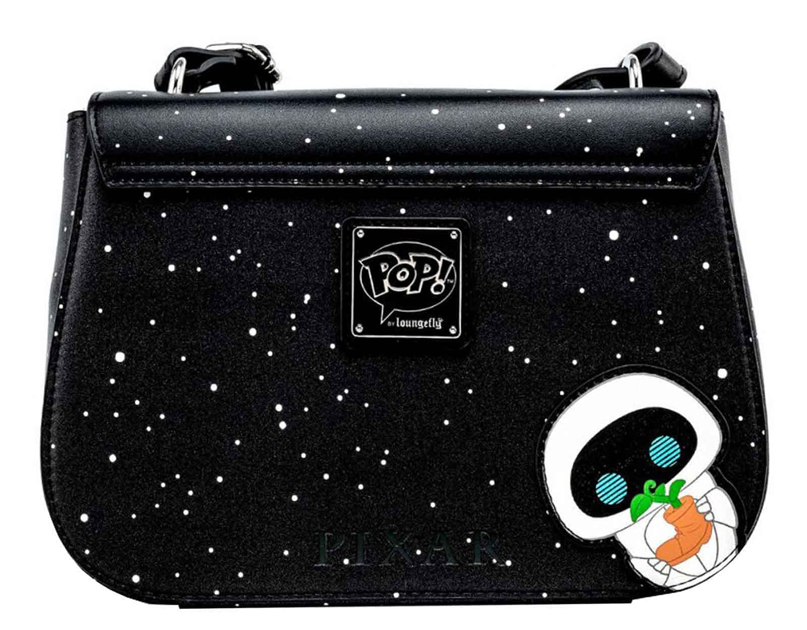 Loungefly Crossbody Bag Wall-E Eve Earth Day Official Pixar Black Size One Size