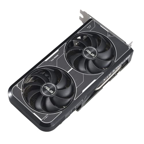 ASUS Dual NVIDIA GeForce RTX 3060 Ti OC Edition Graphics Card (PCIe 4.0, 8GB GDDR6X Memory, HDMI 2.1, DisplayPort 1.4a, 2-Slot Design, Axial-tech Fan Design, 0dB Technology, and More)