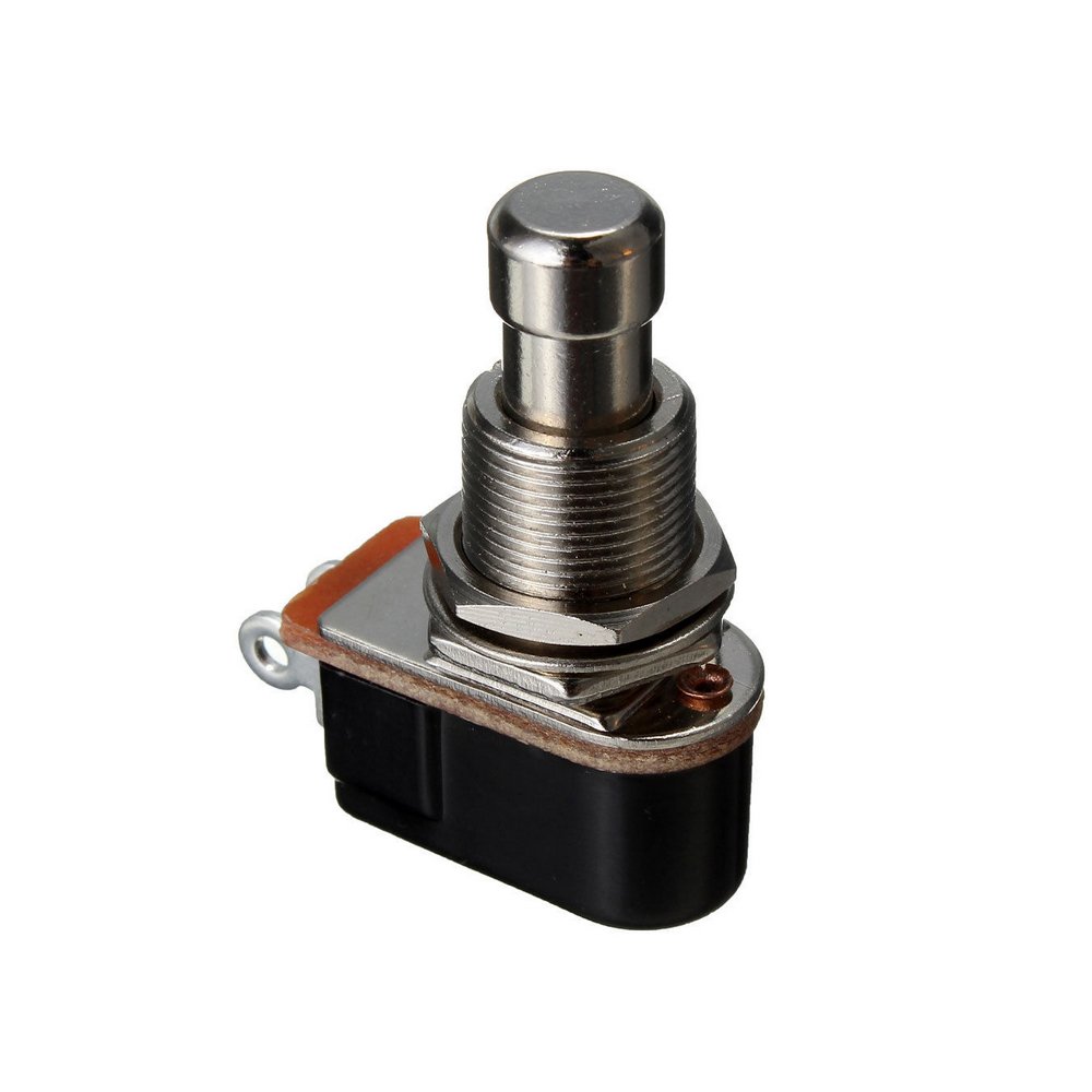 ESUPPORT Guitar Effects Pedal Box Momentary SPST Button Stomp Foot Switch Push Button Pack of 5