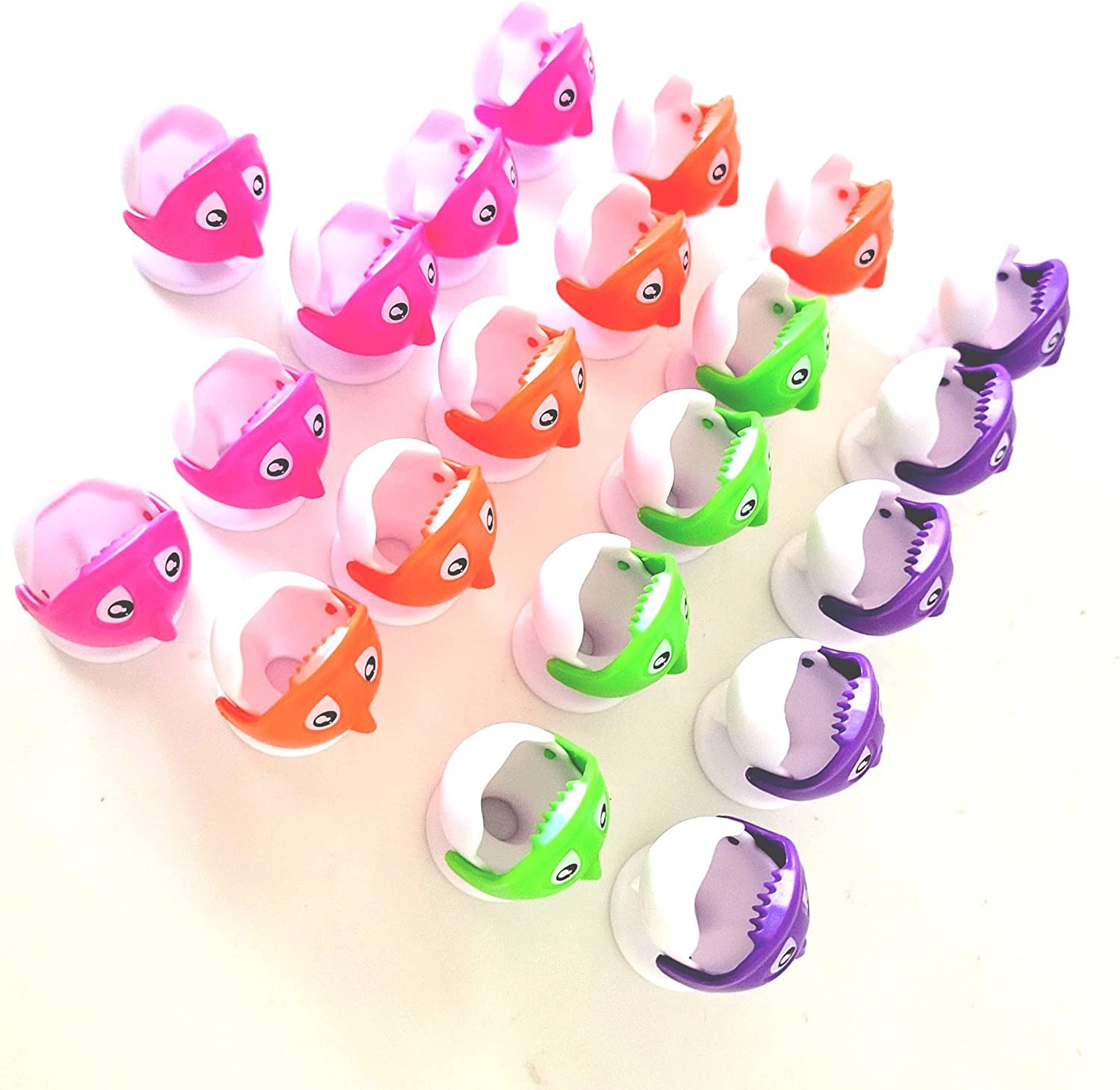 Haktoys Replacement Kit for Fishing Game Board, Non-Magnetic Extra Parts Set - Pack of 21 Fish