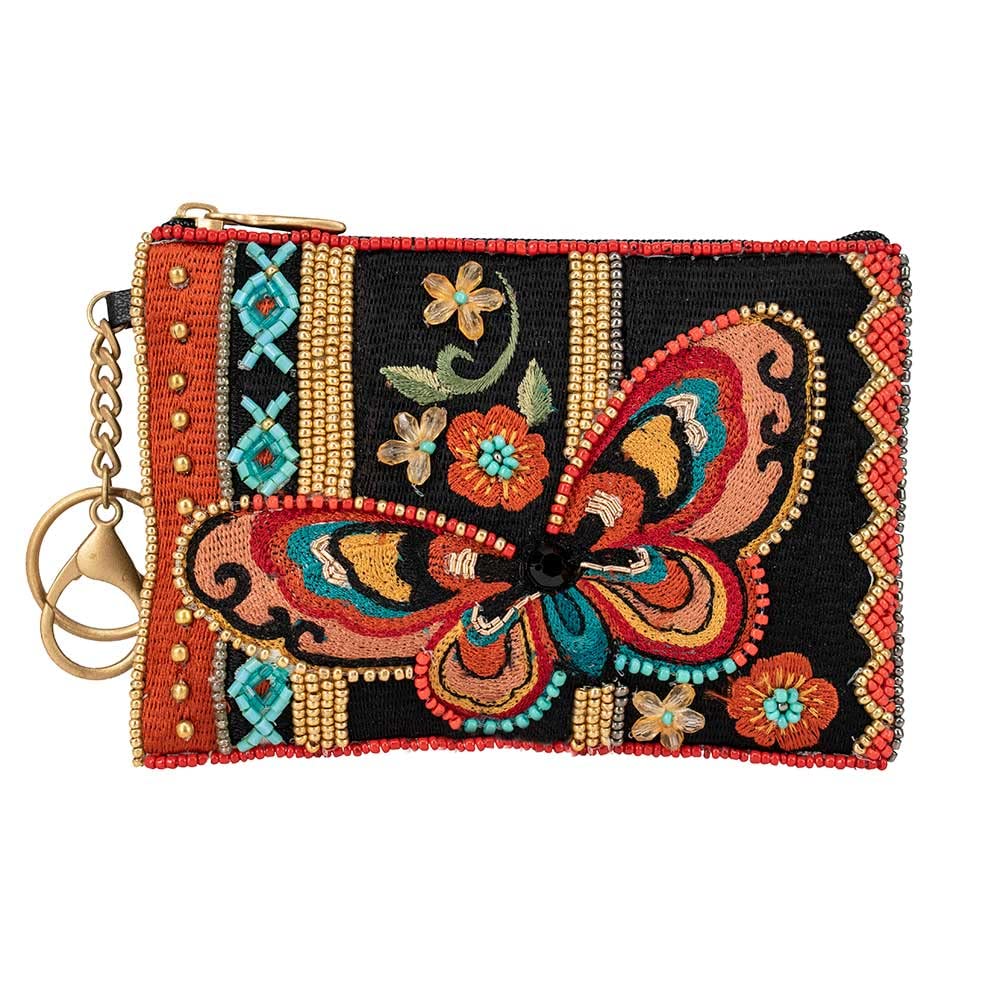 Mary Frances Womens Mary Frances Beaded Coin Purse-key Fobs (Journey) handbag, Multi, One Size US