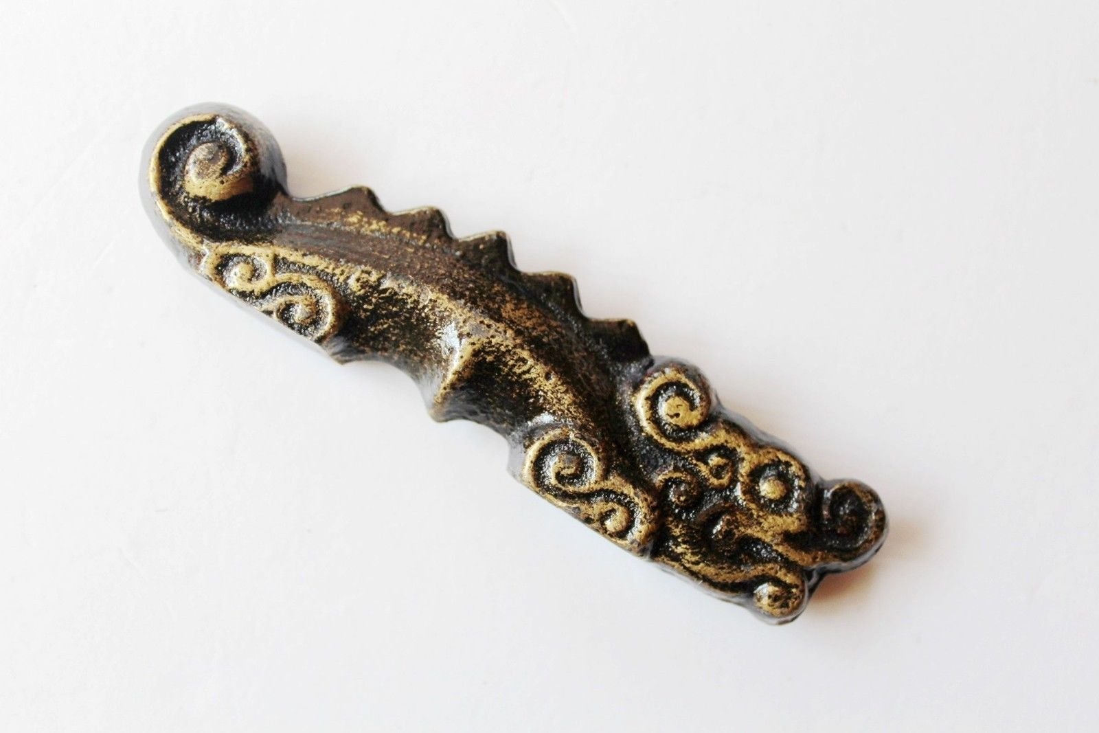 Cast Iron Dragon Shape Brush Rest Calligraphy Painting Sumi-e Tool