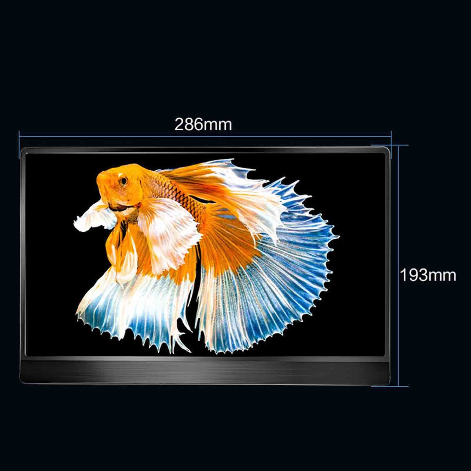 BDT Portable Monitor 12.5 Inches 4K Mini Display Mobile Outdoor Notebook Computer Expands Ultra-Wide Field of View with The Same Screen