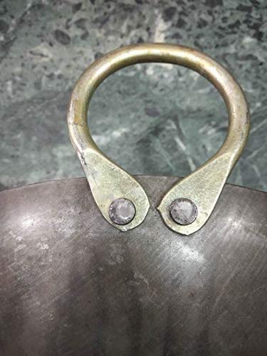 Traditional Indian Handmade Iron Kadai Cooking Wok Iron Wok Kadhai 1 Litre Iron Kadhai