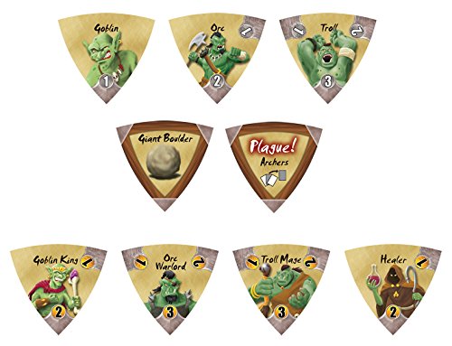 Castle Panic Cooperative Board Game β Defend Towers Against Goblins, Orcs, & Trolls for Game Night β 4 Game Modes β 1 to 6 Players β Strategy Board Games for Adults & Kids 8+ by Fireside Games