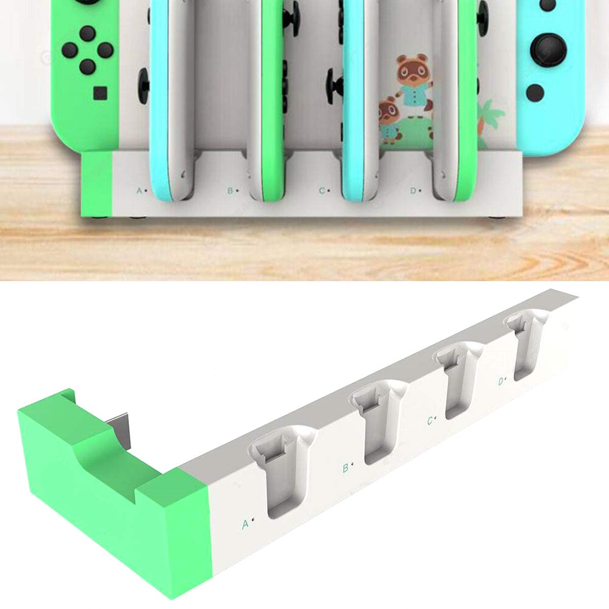 Eurobuy Switch Controller Charger, Controller Charging Dock Charging Station for Nintendo Switch Joy-Con