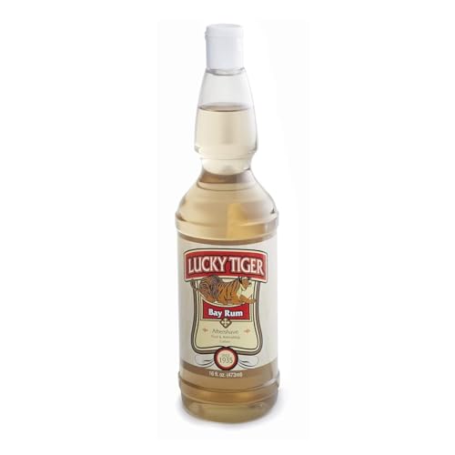Lucky Tiger Bay Rum After Shave, 16 Ounce