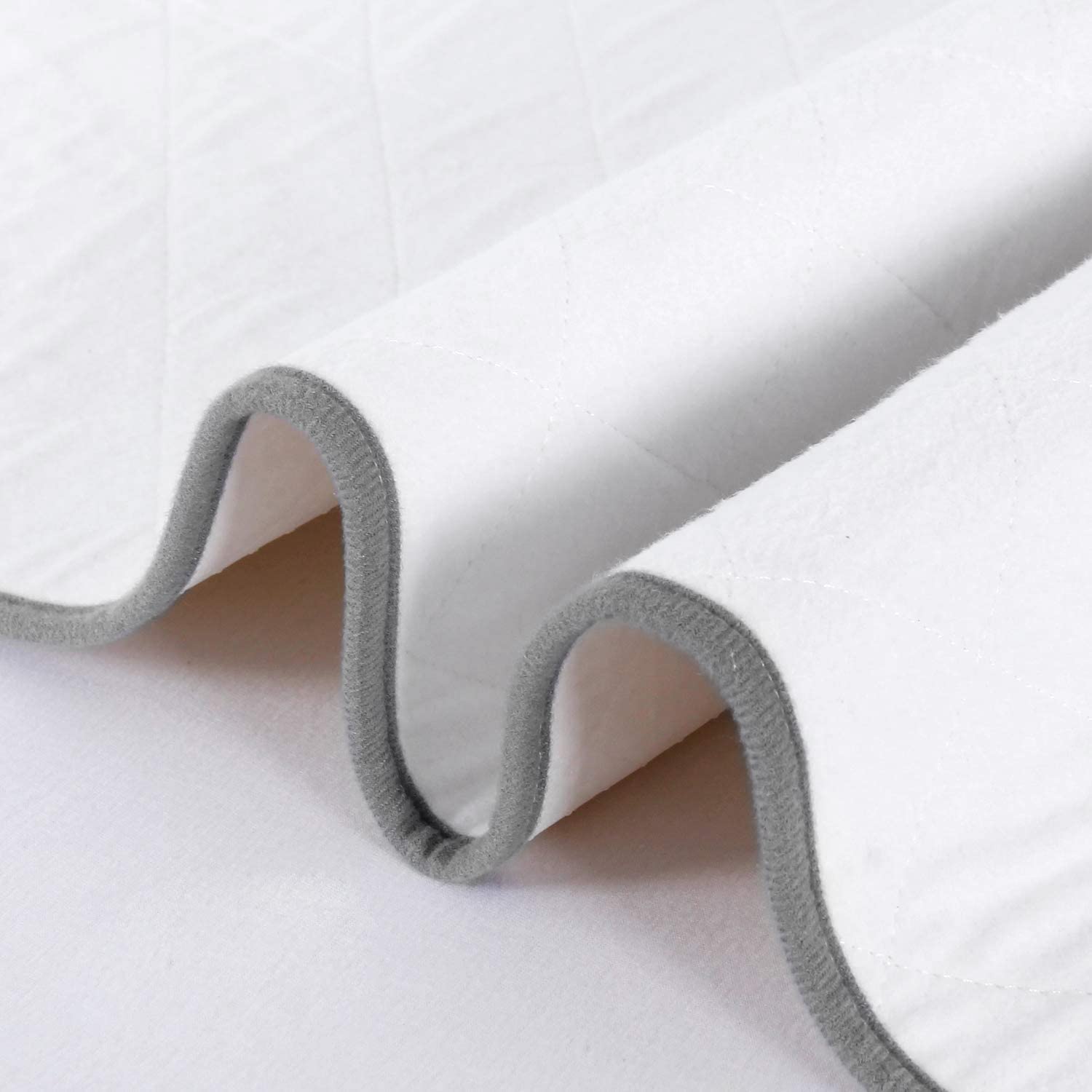 Changing Pad Liner 5 Count, Waterproof Larger Changing Pad Cover 28" X 15", Cotton Terry (Solid Improved Thickness) / Waterproof Crib Mattress Protector 27" x 38"