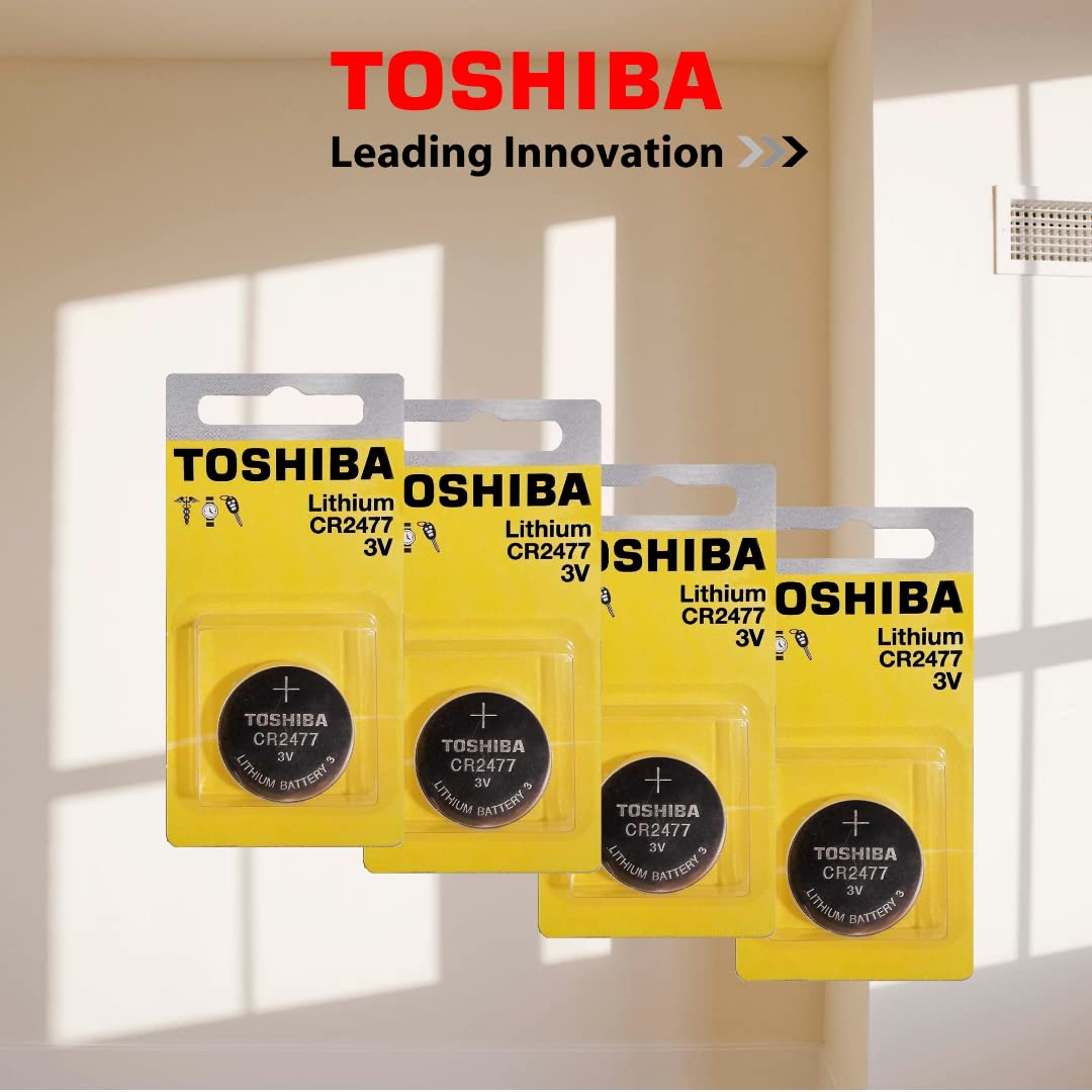Toshiba CR2477 3 Volt Lithium Coin Cell (1 Battery)