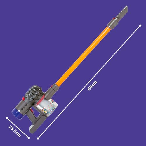 Casdon Dyson Cordless Vacuum | Interactive & Officially Licensed Toy Dyson Vacuum For Children Aged 3+ | Realistic Role-Play Fun