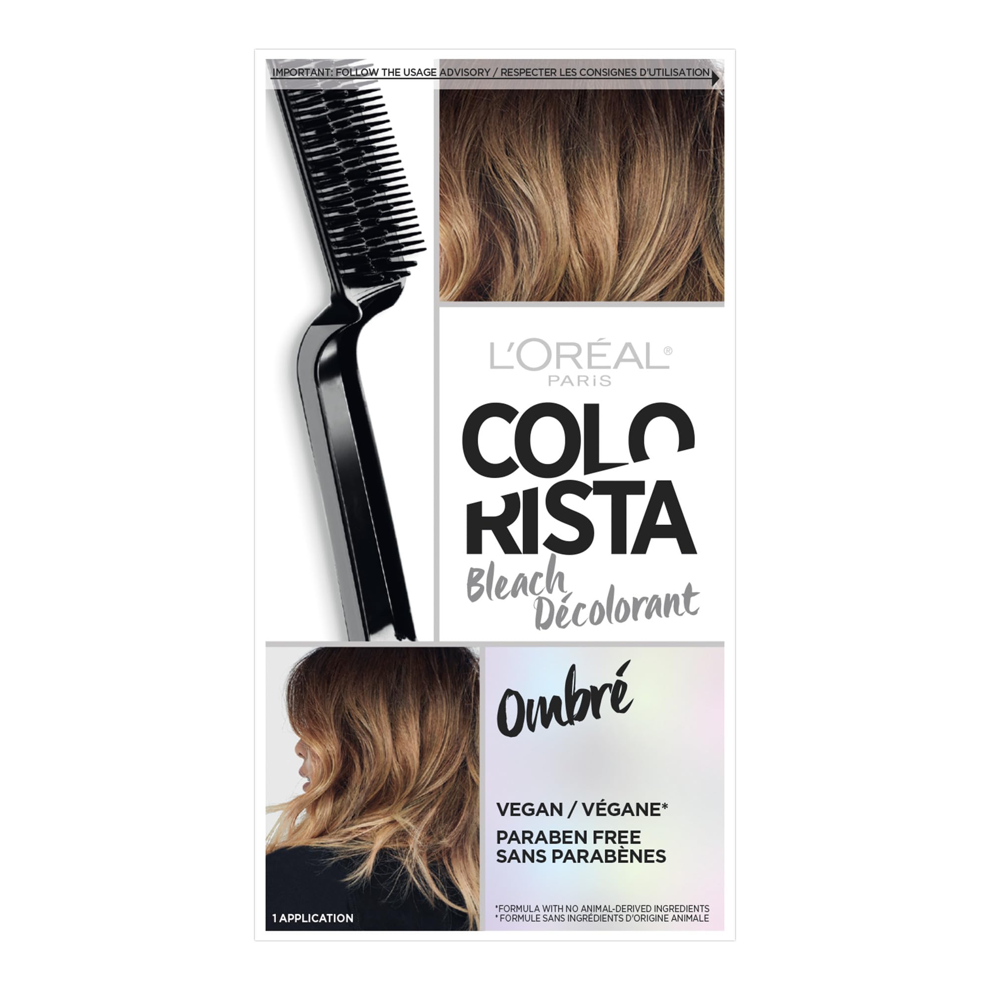 L’Oréal Paris Colorista Hair Bleach, Ombre Hair Color Kit, 1 Hair Bleach Kit