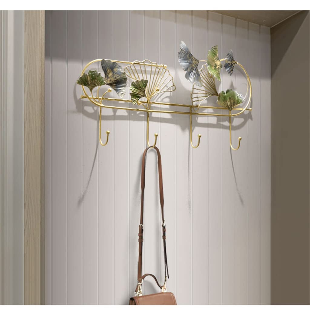 AFLHYJK Decorative Hook Into The Door Porch Coat Rack Bedroom Door Without Punching Hanger Hanging On The Wall