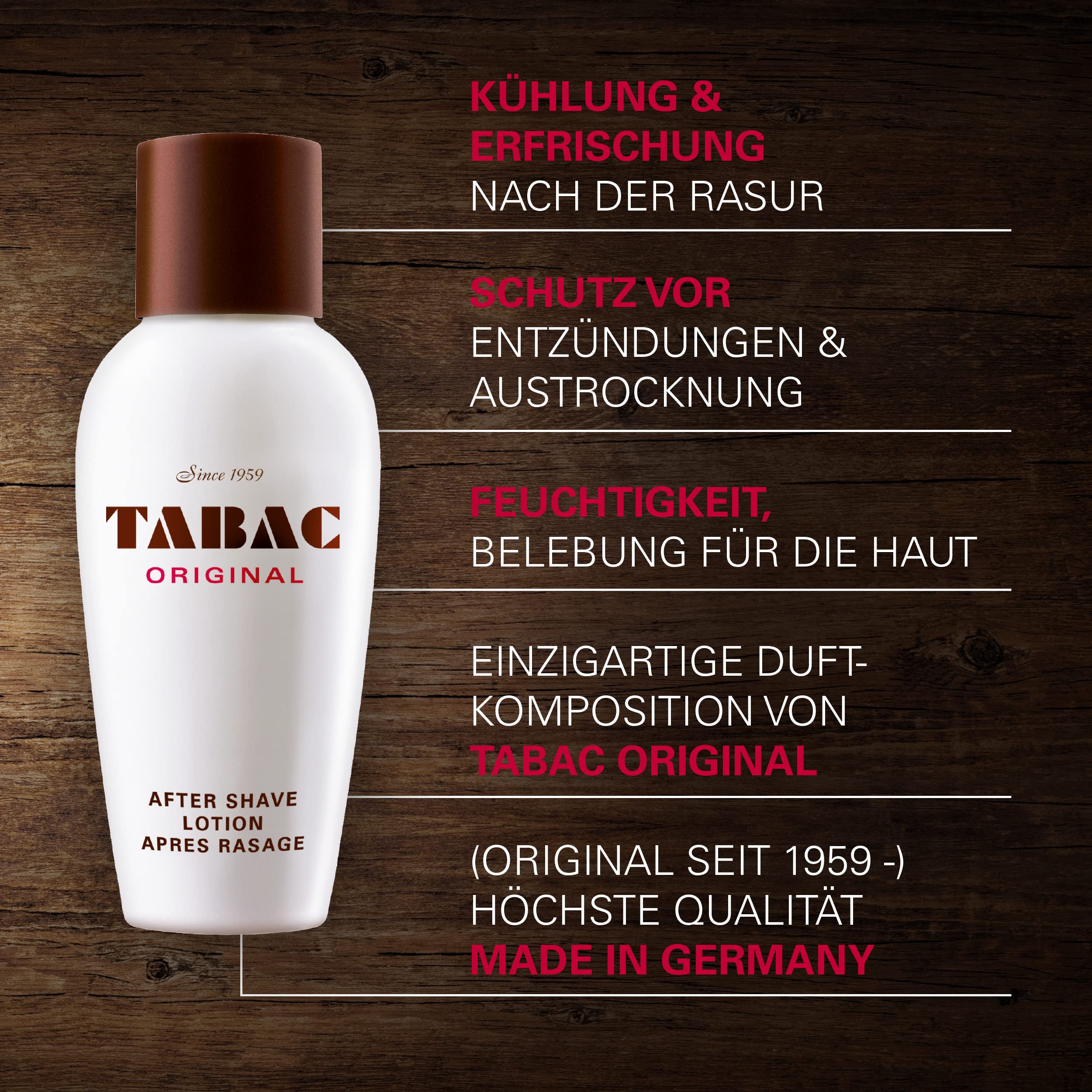Maurer & Wirtz Tabac Original After Shave Lotion for Men, 5.1 Ounce