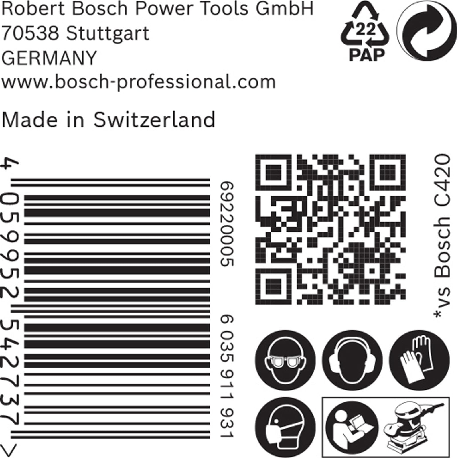 Bosch Professional 50x Expert C470 Sandpaper (for Hardwood, Paint on Wood, 93x186 mm, Grit 40, Accessories Orbital Sander)