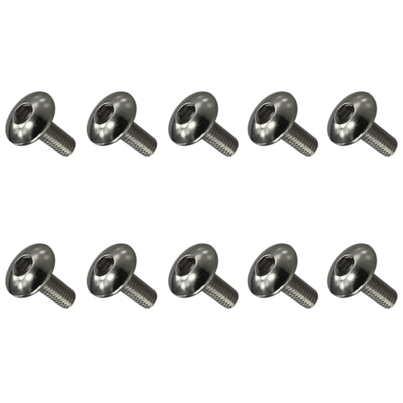 ATV Quad Plastic Body Fender M6 Bolt Washer & Nut Kit 6mm 50cc 70cc 90cc 110cc 125cc 150cc 200cc 250cc Set of 10