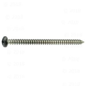 Hard-to-Find Fastener 014973208448 8 x 2-1/2 Phillips Pan, Black, 12 Piece