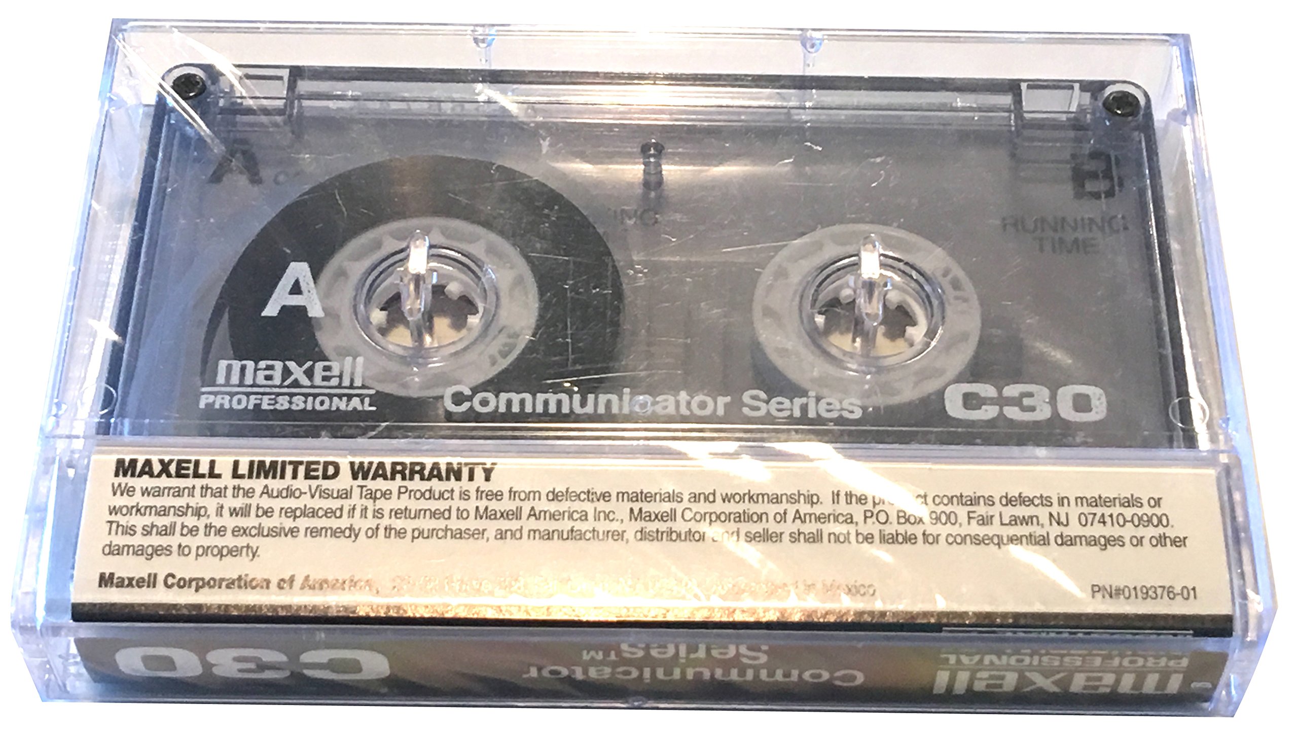 Maxell C30 - Communicator Series - Blank Audio Cassette Tape - 3 Pack