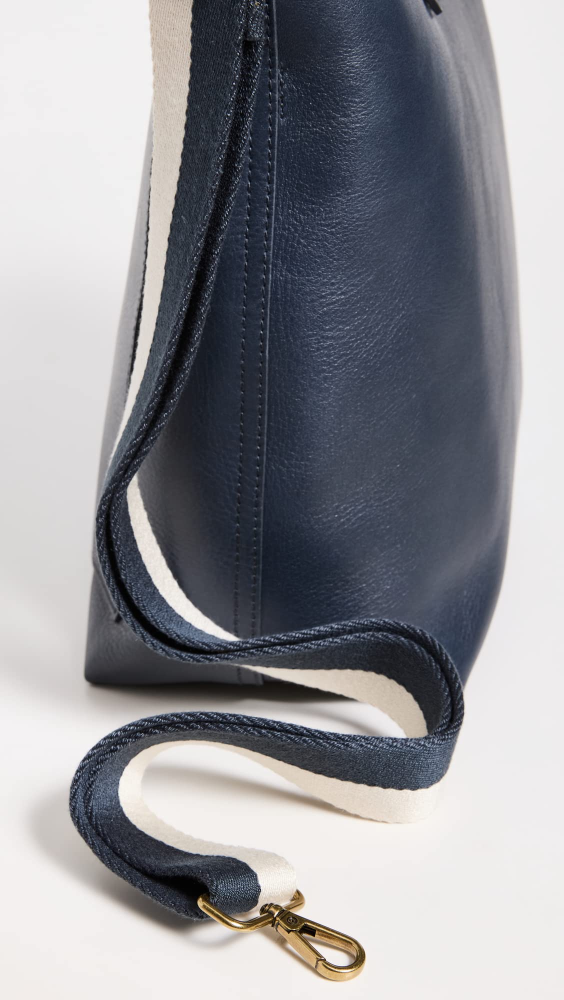 Madewell Women's The Zip-Top Medium Transport Tote, Dark Baltic, Blue, One Size