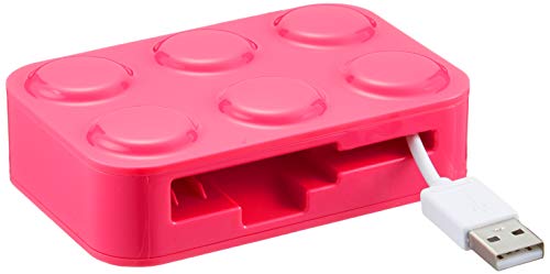 UNIEA The Brick You USB 2.0 HUB Pink Brick-hub-Pink