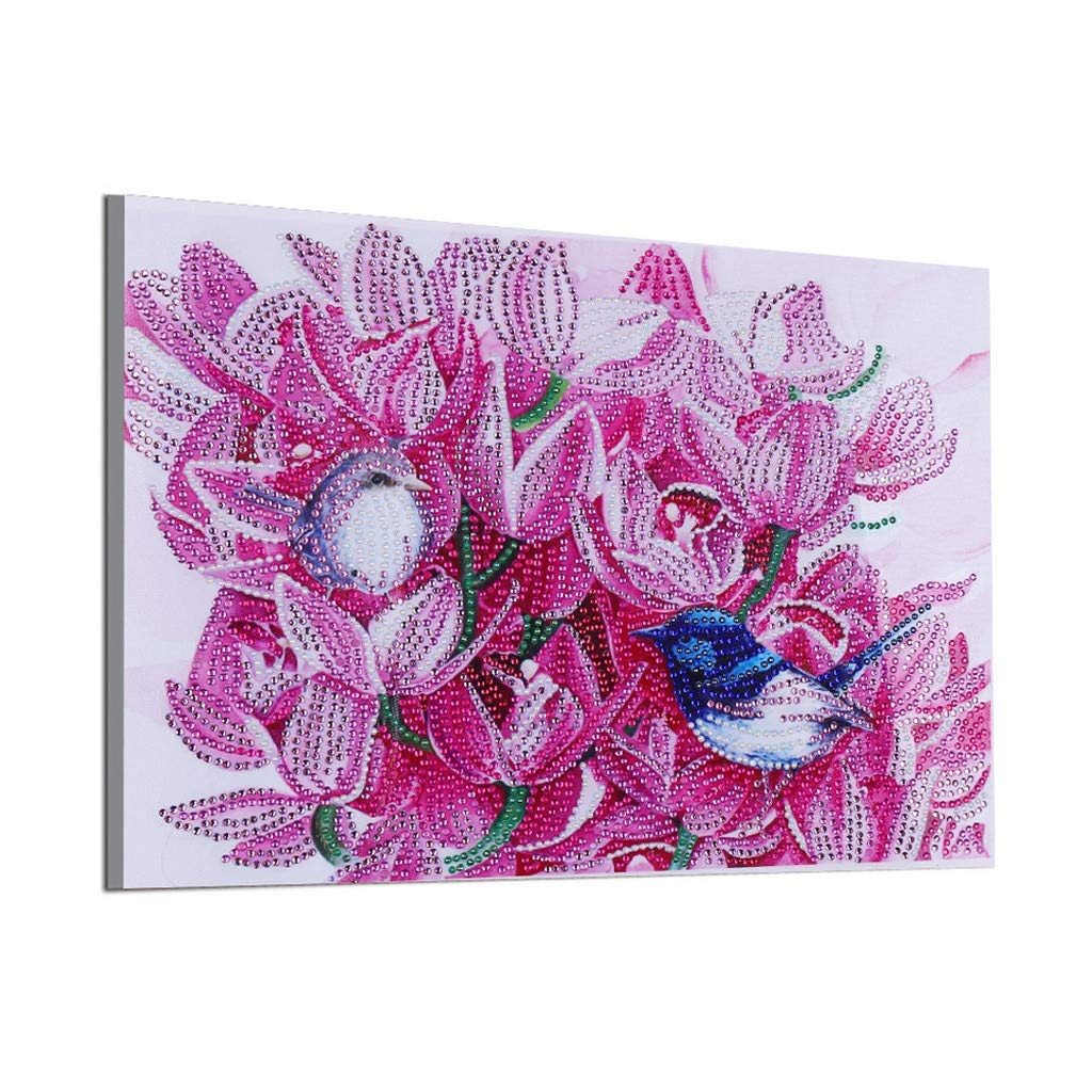 HAPPIShare Diamond Painting Kits for Adults β 5D DIY Diamond Number Kits with Full Drill β Crystal Rhinestone Diamond Embroidery Paintings Great for Home, Office, Wall Deco