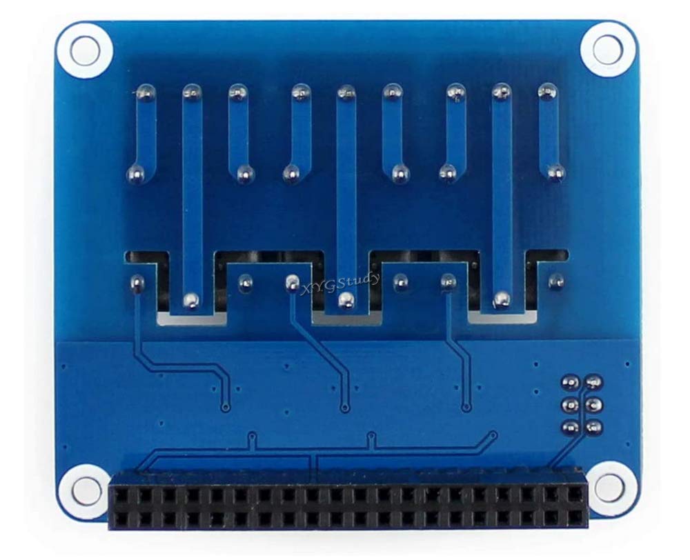 XYGStudy Raspberry Pi Expansion Board Power Relay Module for Raspberry Pi 4 3 2 Model B B+ A+