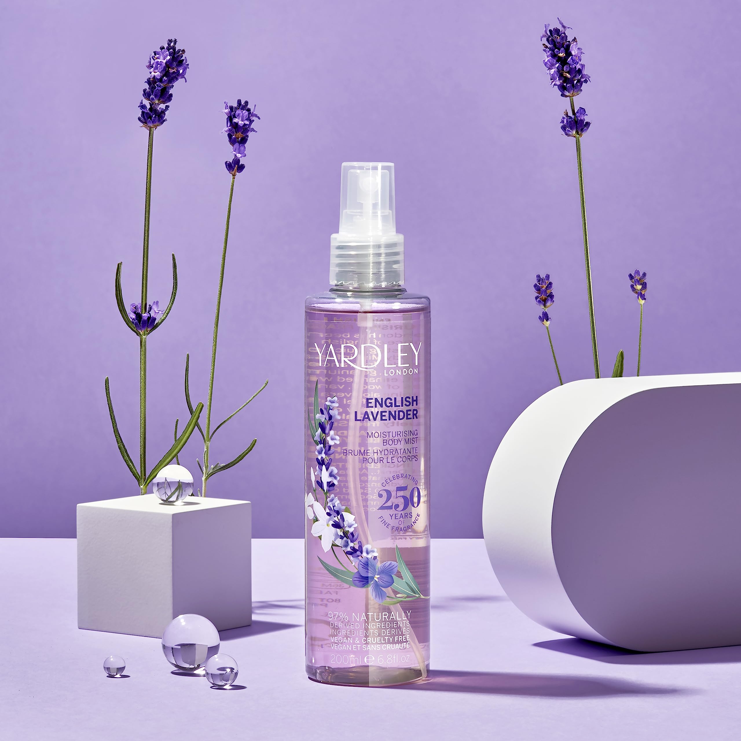 Yardley of London English Lavender 6.8 oz Moisturising Fragrance Body Mist