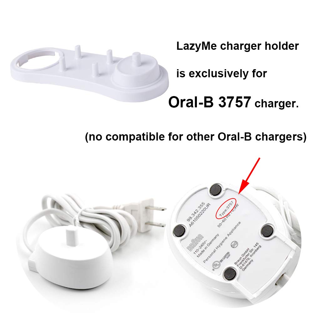 LazyMe Single/Couple Charger Holders Toothbrush heads Holder Compatible for Oral-B, for Oral-B D Series, PRO Series (Couple)