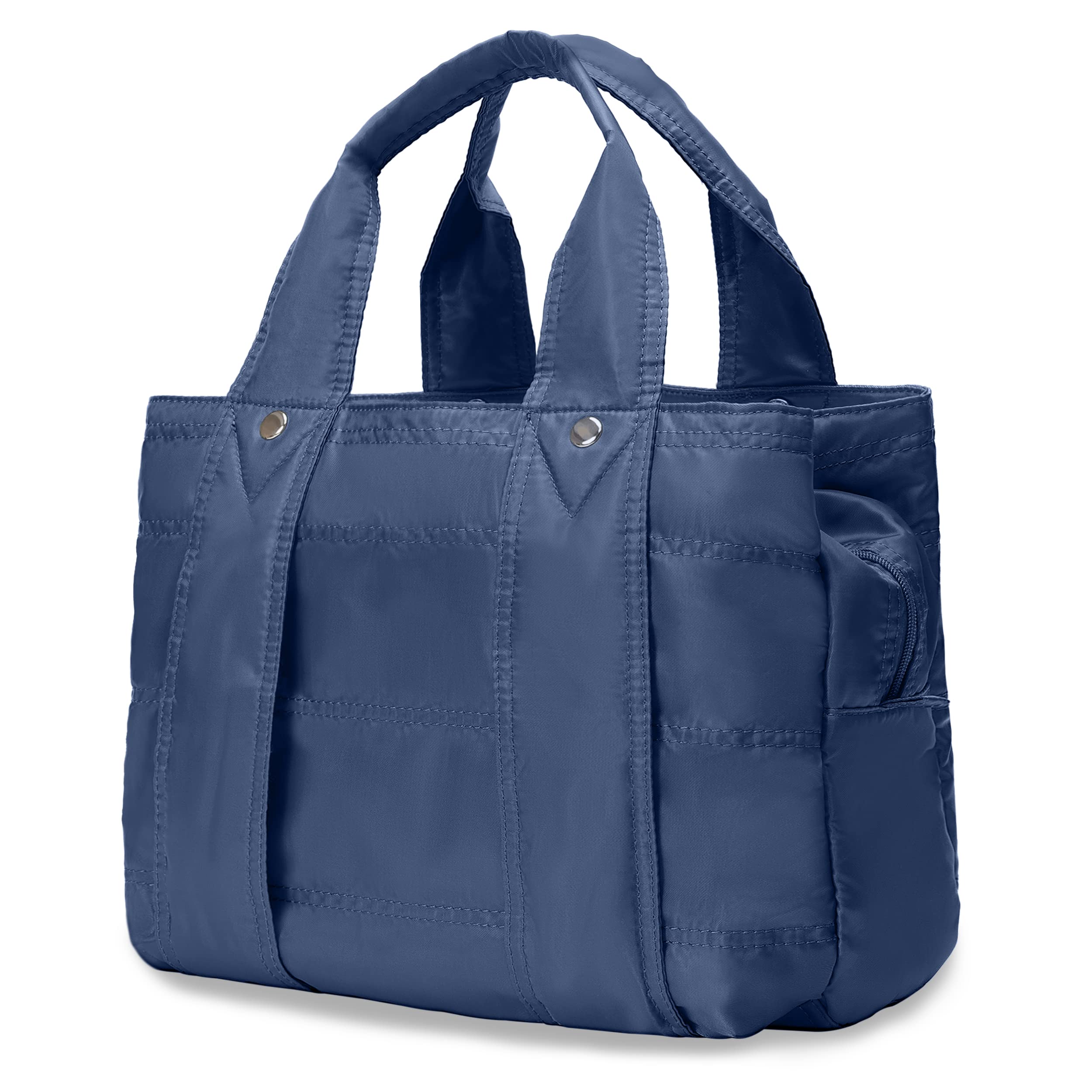 ANDIFY Light-weight Tote Bags for Women Handbag Tote Purse with Zipper, 3 Compartments Medium Travel Bag