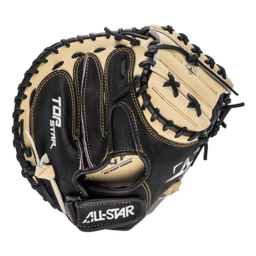 All-Star Top Star Series Catching Mitt - Left Hand Throw, Adult - Baseball Glove, Catchers Mitt