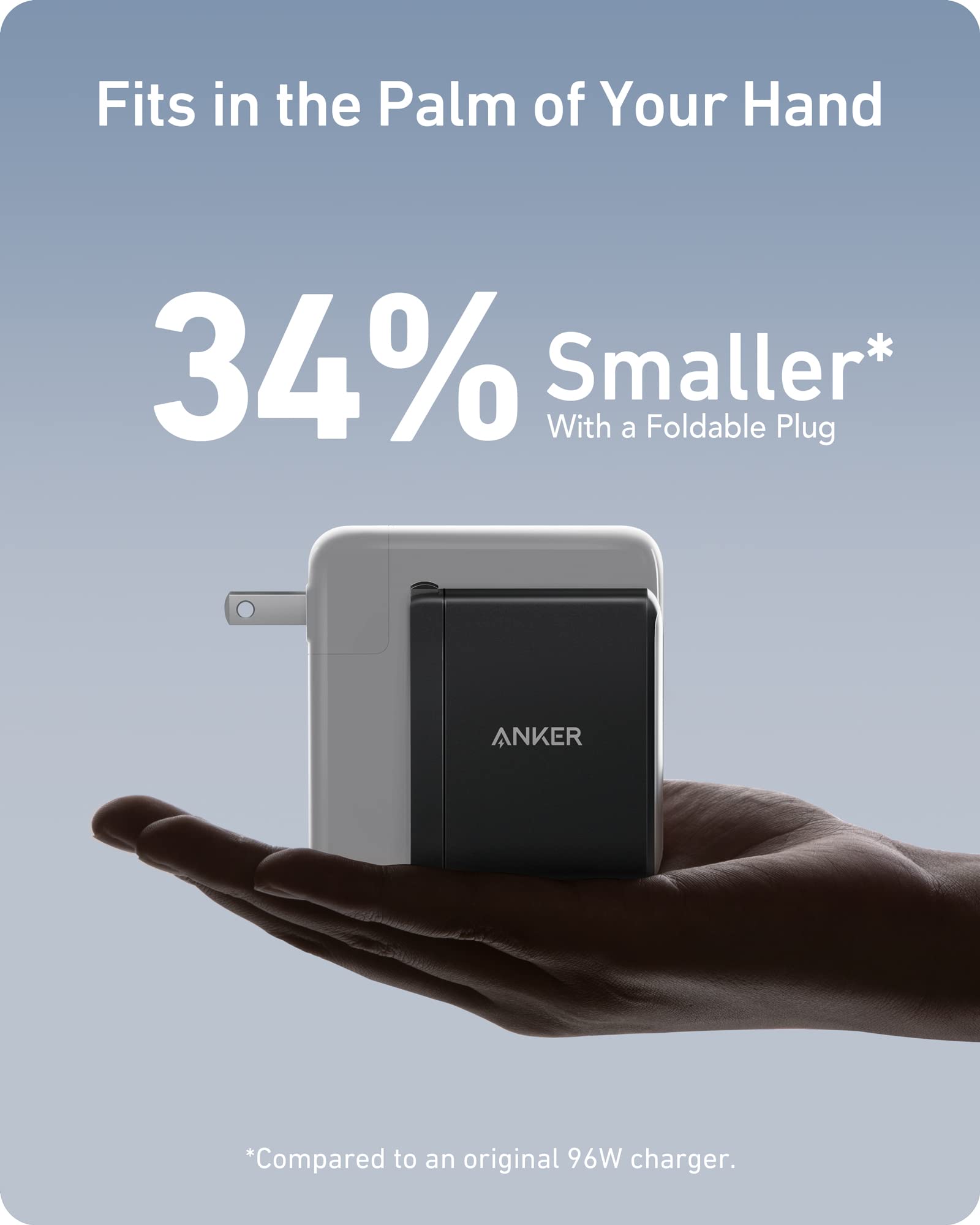 Anker USB C Hub, 556 USB-C Hub (USB4, 8-in-1) with 1.6ft USB4 Cable, 10 Gbps USB-C and USB-A Data Ports, 8K HDMI and DisplayPort & Anker 100W USB C Charger, 736 Charger (Nano II 100W)