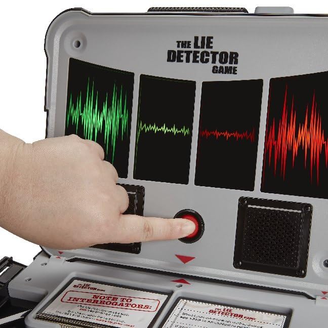 Hasbro E4641100 Honestly, Party Game with Lie Detector, for 2 and More Players, from 16 Years, Multicoloured, Standard Size