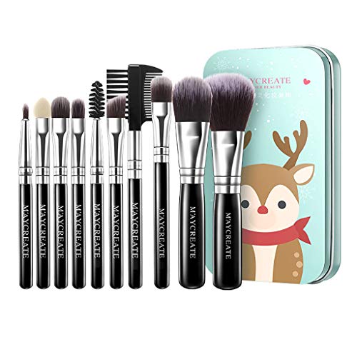 Beauty Rounds Cosmetic Sets Brush Eyeshadow Makeup Brush 10PCS Tools Eyebrow Foundation Beauty Tools Skin Care Stuff
