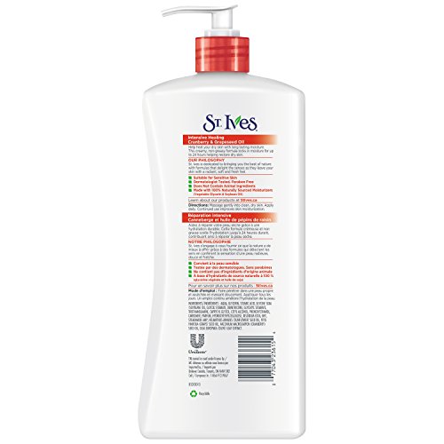 St. Ives Intensive Healing Body Lotion, Cranberry and Grapeseed Oil 21 oz