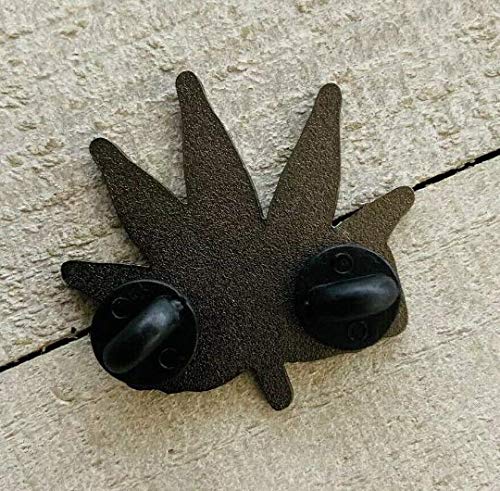 AGENT GEAR USA Marijuana Cannabis Pot Leaf Lapel Pin