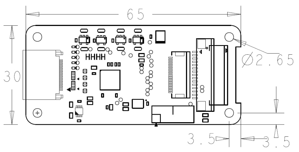 AURSINC HDMI to CSI-2 Camera Adapter - HDMI to CSI-2 Module Input Based on TC358743XBG Chip Supports Up to 1080p/25fps | Compatible for Raspberry Pi 4B 3B 3B+ Zero W/2W | CSI Cameras